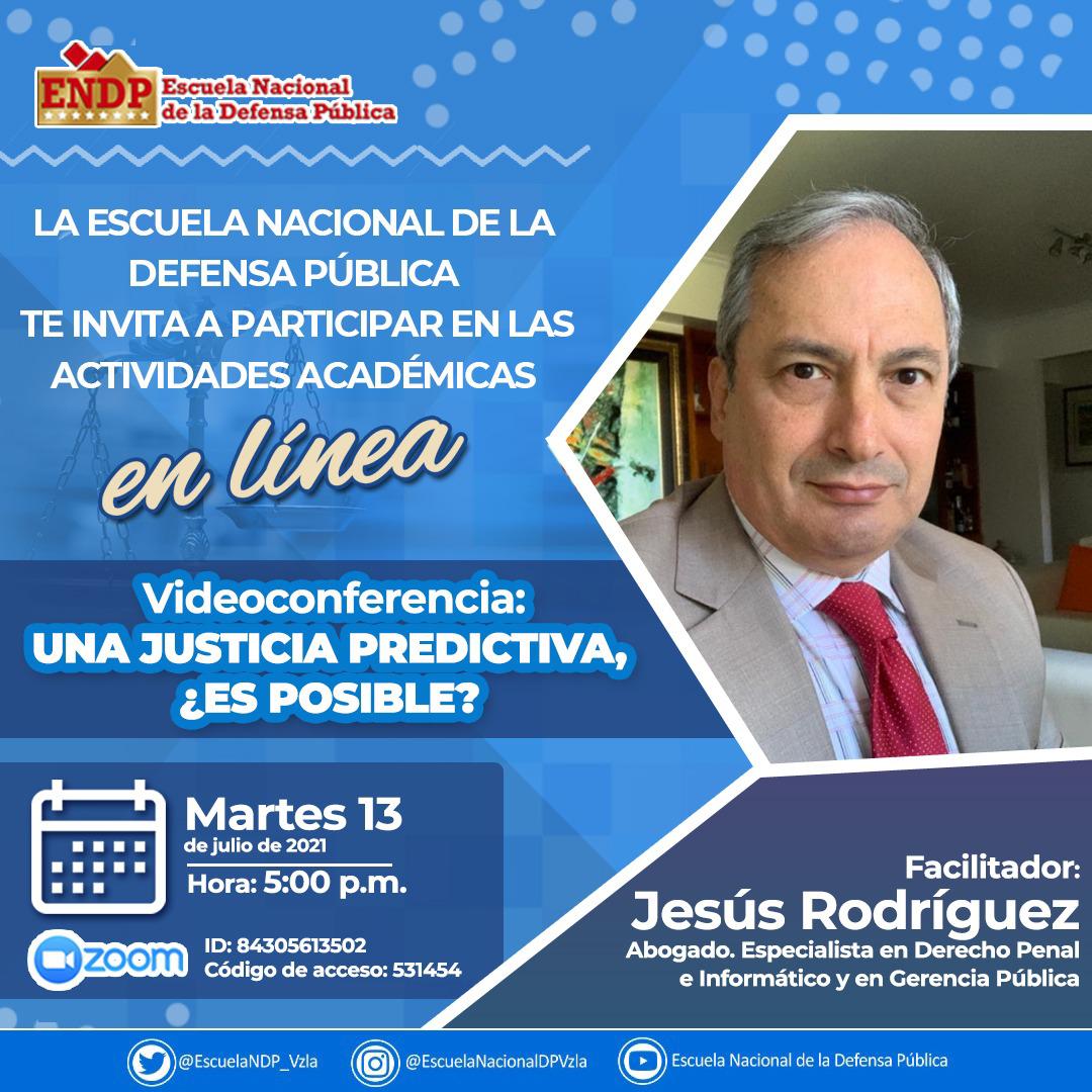 Evento Justicia Predictiva – Martes 13 de Julio – 5:00 pm – IABA
